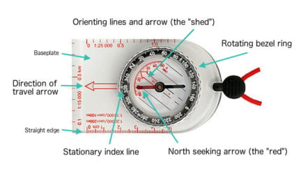 How to use a compass and map – The Prepared