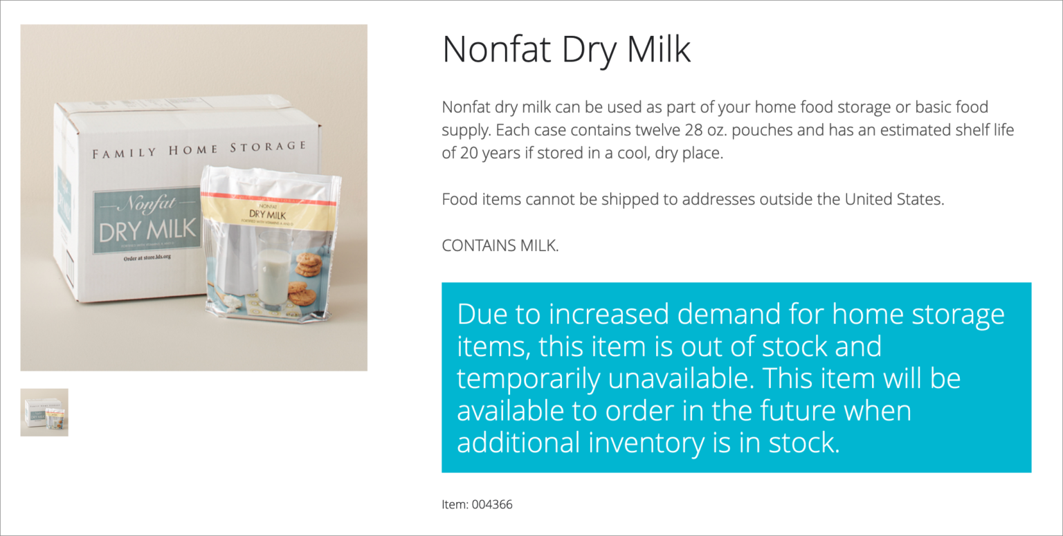 The LDS food plan can help you build a pantry in less than 12 months ...